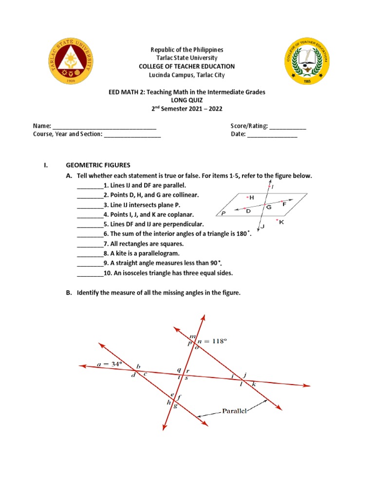 LONG QUIZ Midterm 2nd Sem SY 2021-2022 | PDF