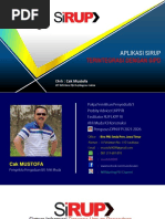 Panduan Input RUP Pada SiRUP | PDF