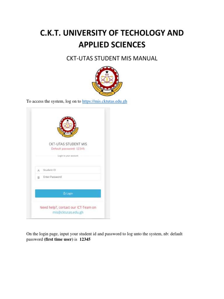 C.K.T. University of Techology and Applied Sciences: Ckt-Utas Student ...