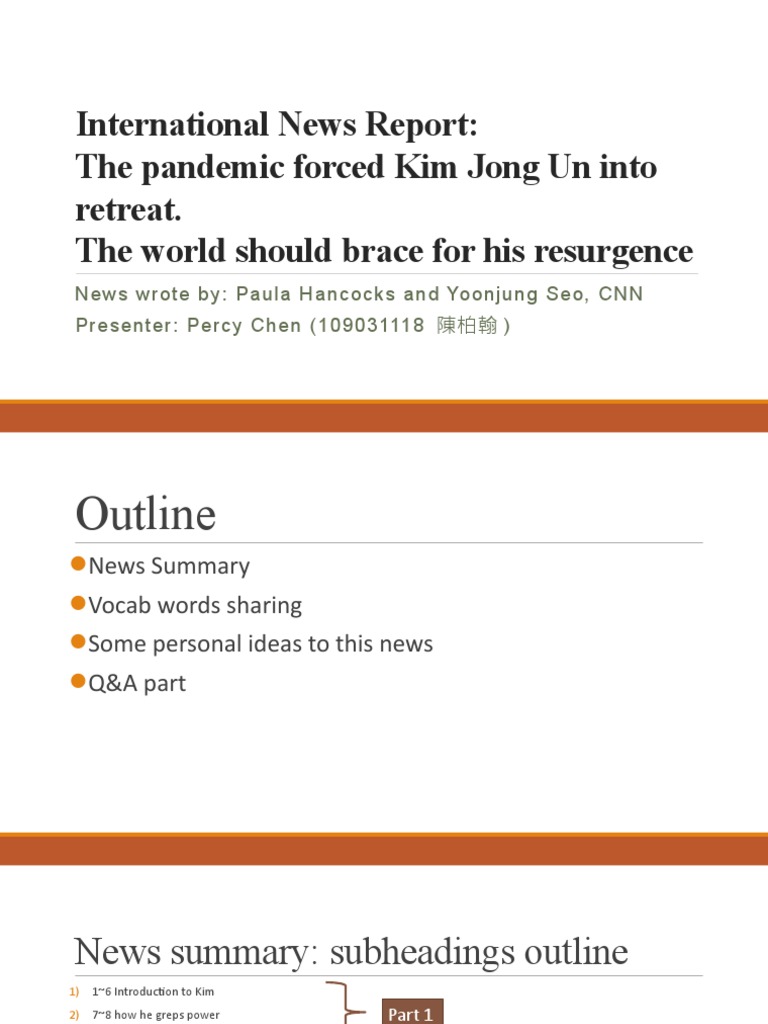 Kim Jong Un's Power Amid Pandemic | PDF | North Korea | World Politics