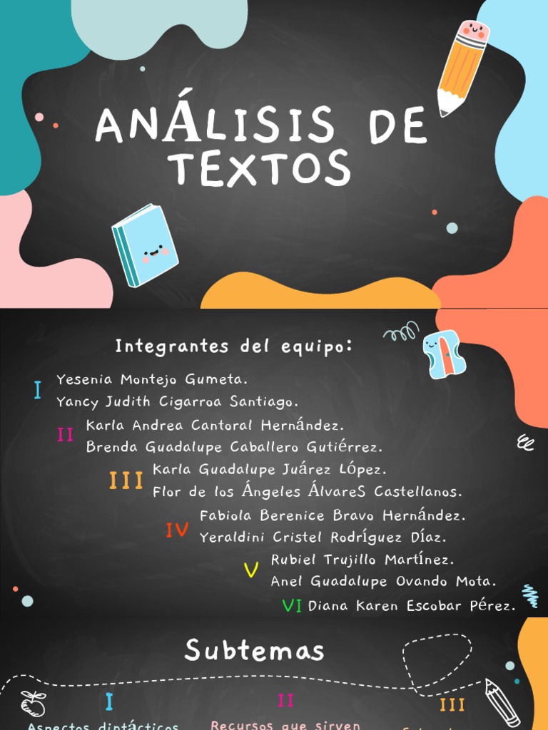 Análisis de Textos: Sintaxis y Semántica | PDF | Oración (Lingüística ...