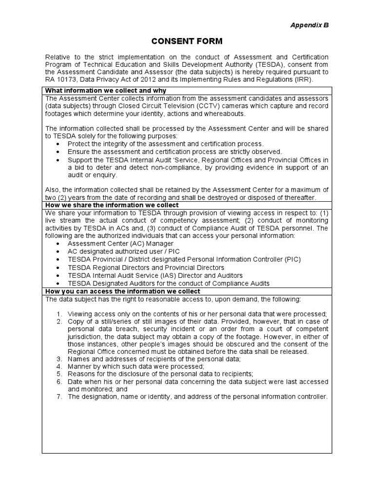 Consent Form | PDF