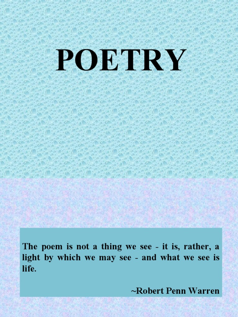 POETRY Form 2 | PDF