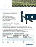 Venturi Injectors Principle Operation and Installation Netafim | PDF ...