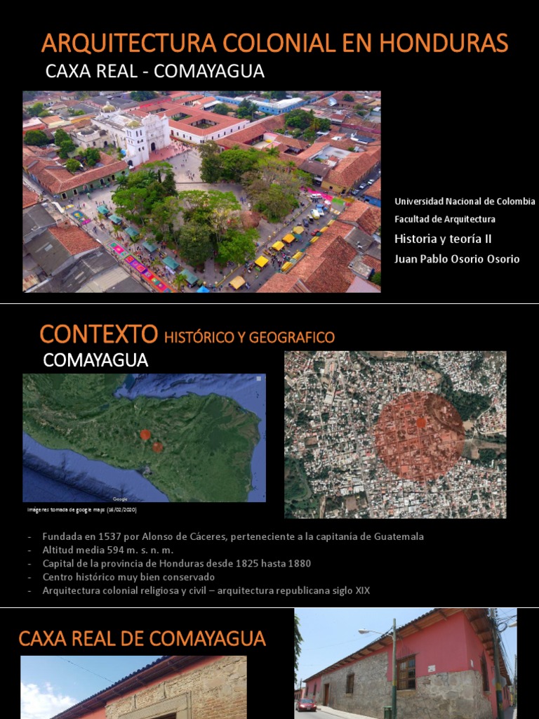 Arquitectura Colonial en Comayagua | PDF