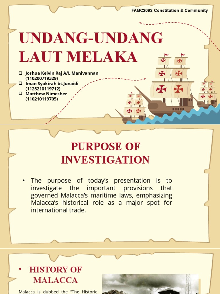 Undang-Undang Laut Melaka Overview | PDF | Social Science | Travel