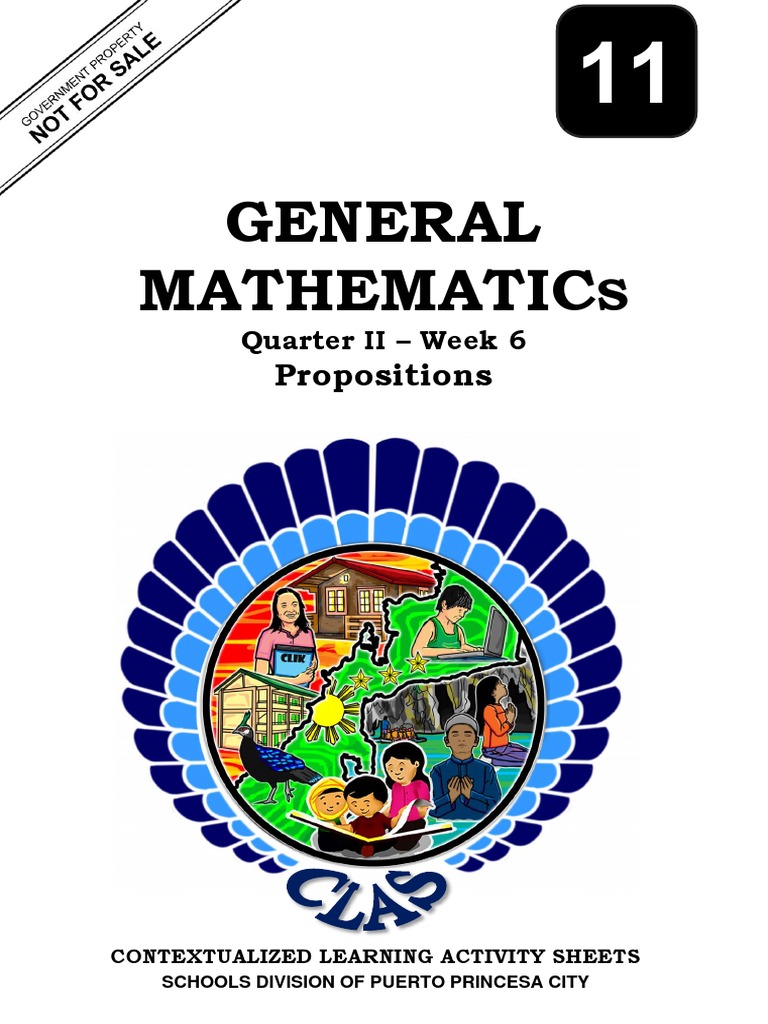 General-Mathematics11 q2 Clas6 Propositions v4 | Download Free PDF | If ...