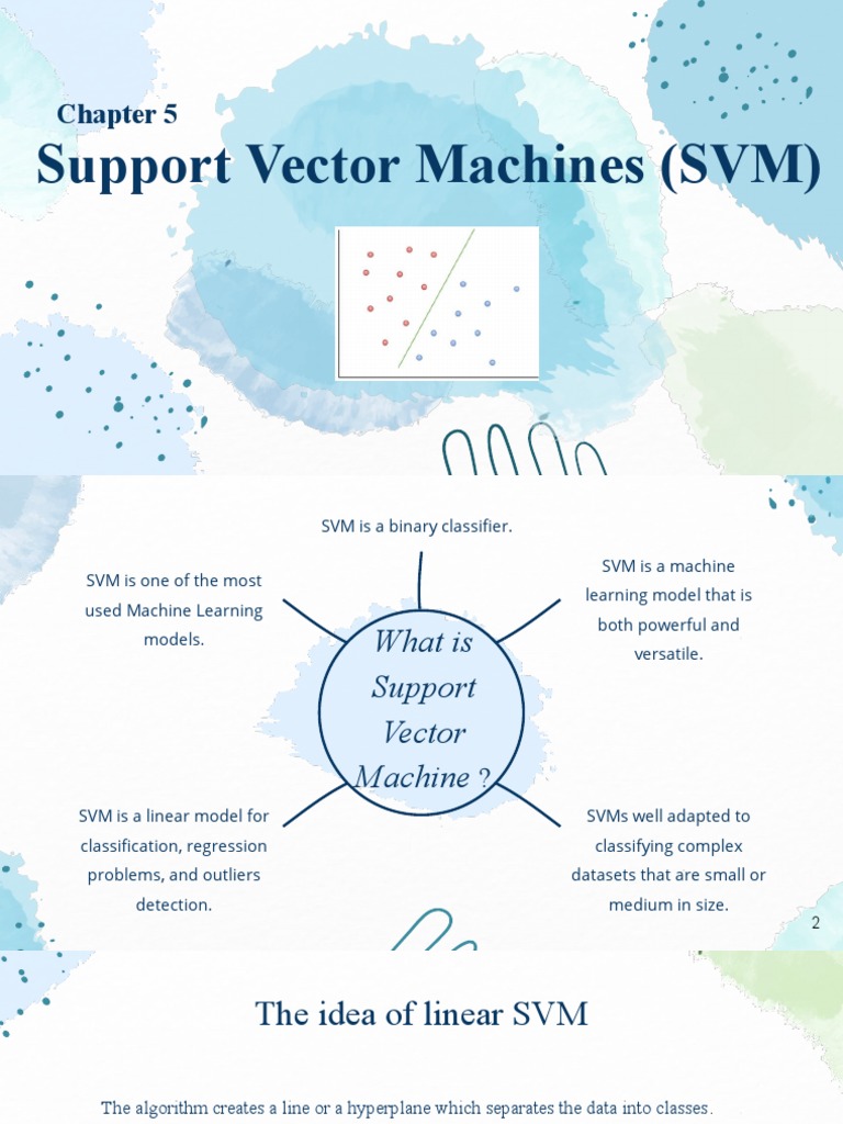 Ch5 - Support Vector Machine (SVM) | PDF | Computing | Cybernetics
