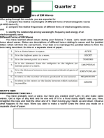 Q2 Science 10 - Module 2 | PDF | Radio | Hertz