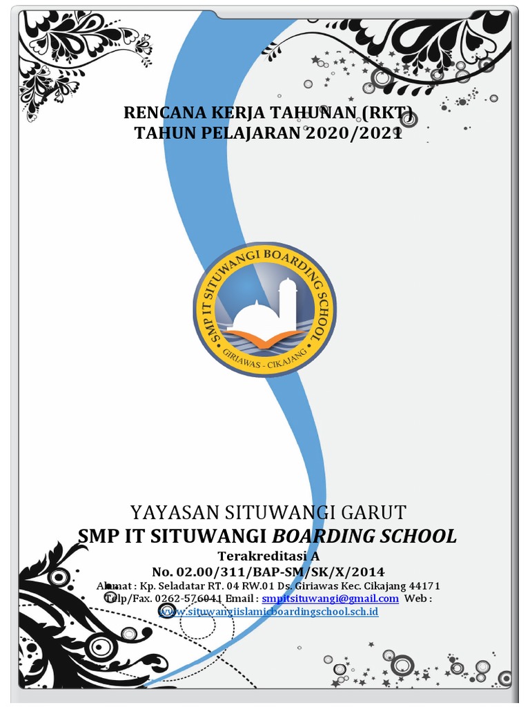 Cover RENCANA KERJA TAHUNAN 2020 | PDF