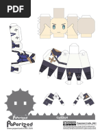 Jujutsu Kaisen - Megumi Fushiguro Papercraft | PDF