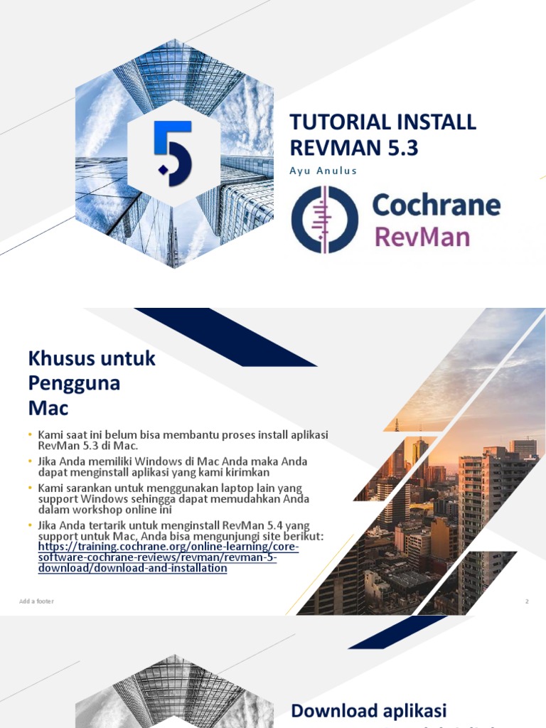 Tutorial Install Revman 5.3 | PDF