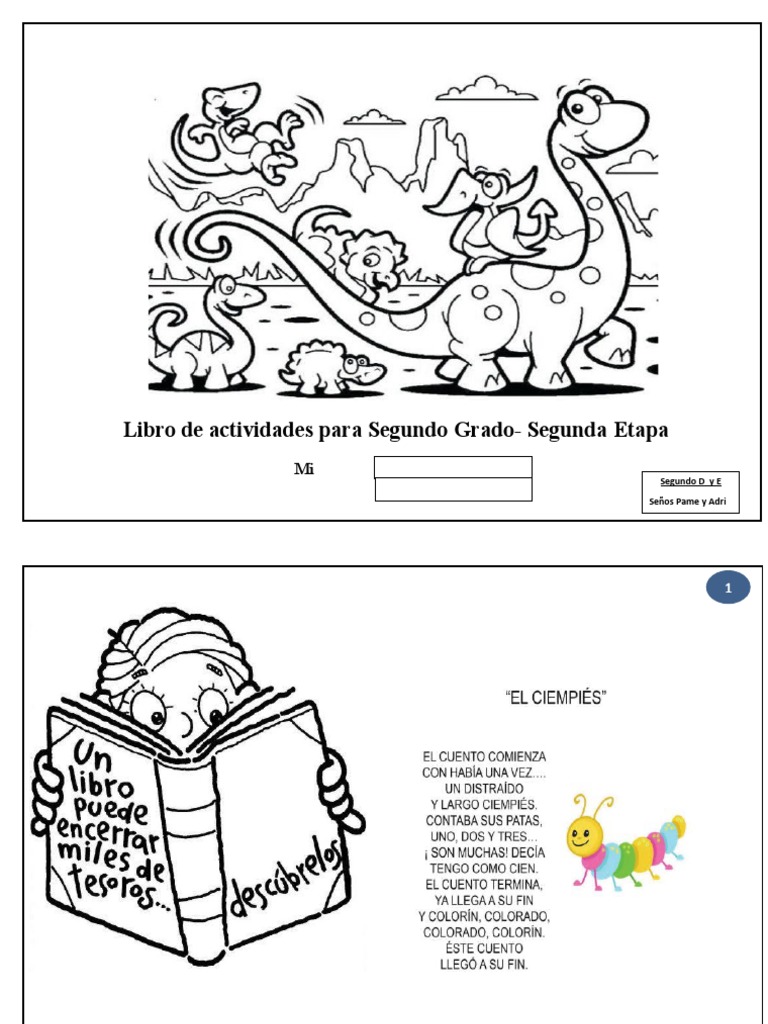 Actividades para Segundo Grado | PDF | Métodos y materiales de enseñanza