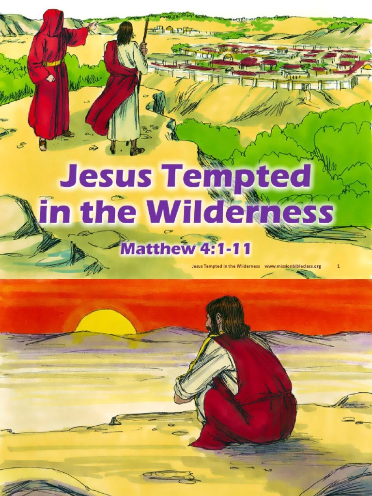9.8 Jesus Tempted in The Wilderness - Mary | PDF | Satan | Jesus