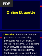 Netiquette Lesson Plan | PDF | Etiquette | Educational Technology