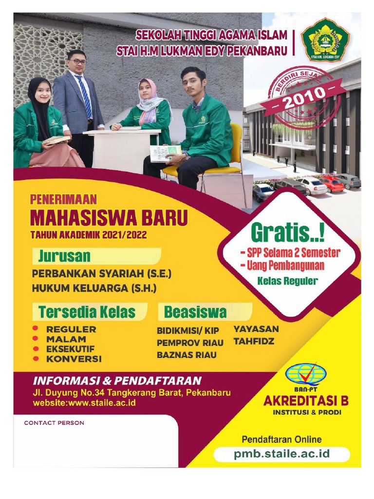 Contoh Brosur Perkuliahan | PDF