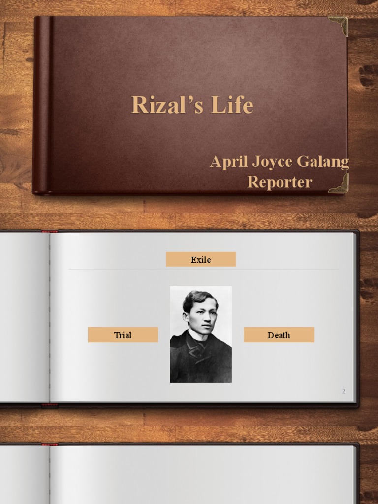 Rizal's Life: April Joyce Galang Reporter | PDF | Philippines