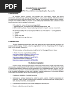 Organization and Management Module 4 | PDF | Partnership | Sole ...