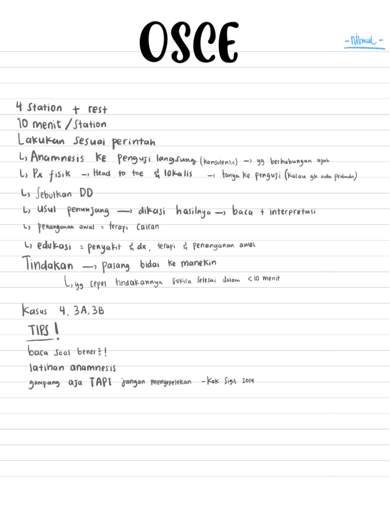 Osce Bedah 2021-1 | PDF