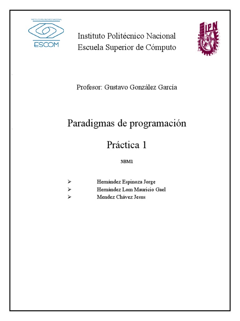 Practica1 TripleG 3BM1 | PDF