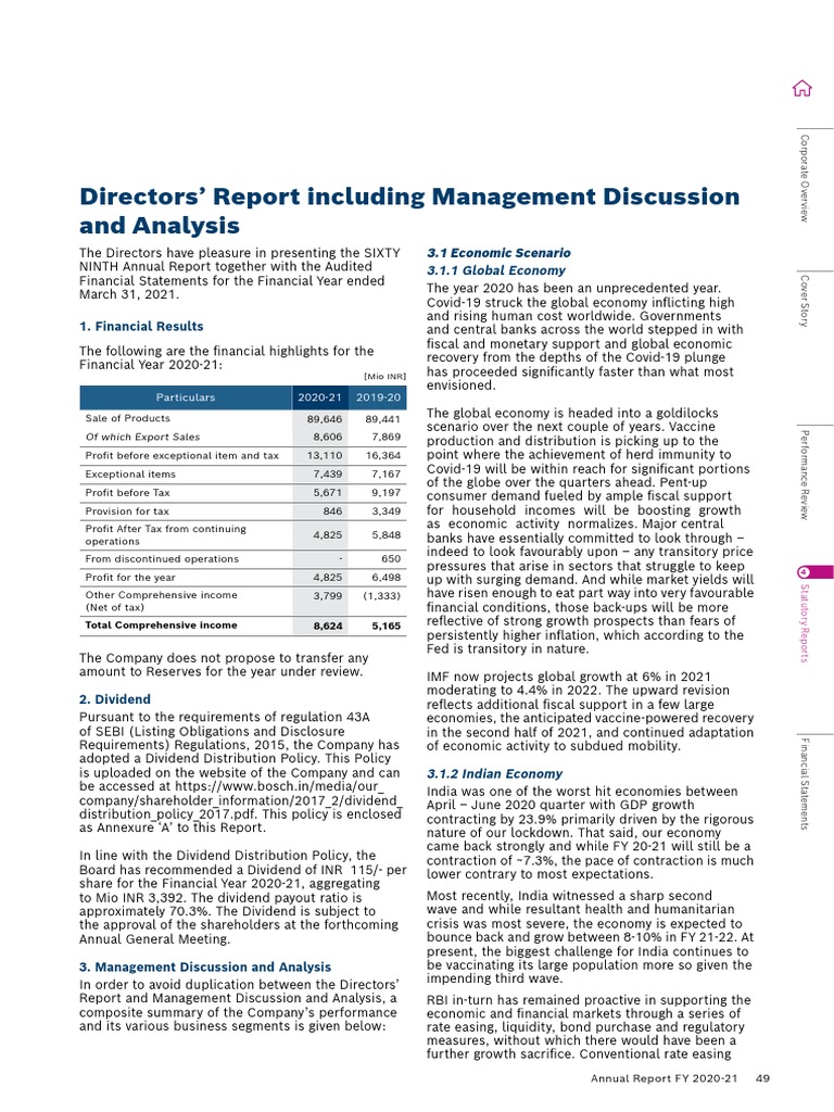 Bosch Mda | PDF | Internal Control | Audit