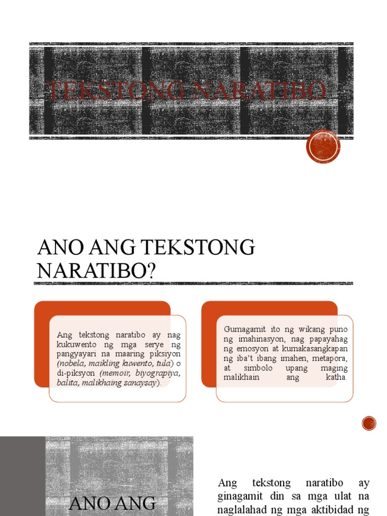 Tekstong Naratibo PPTX | PDF