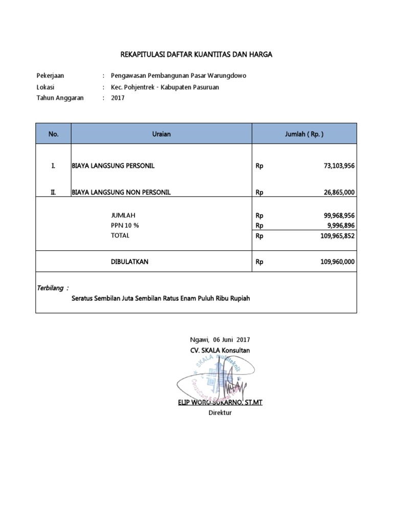 Rumus Remunerasi . | PDF