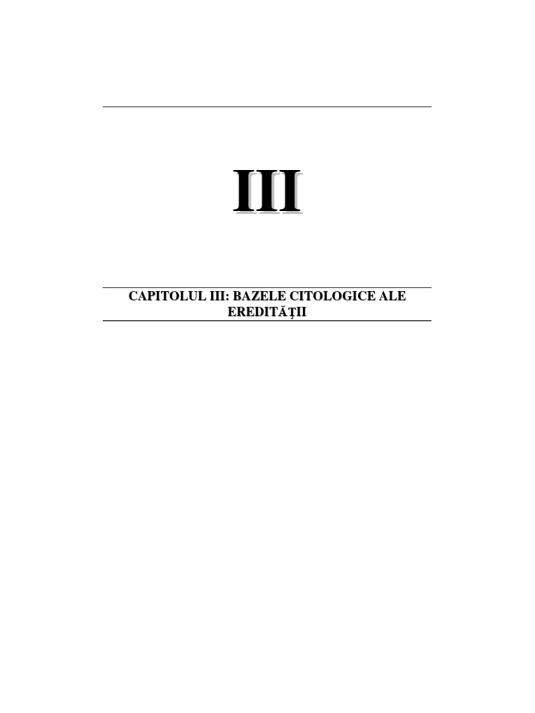 Capitolul III | PDF