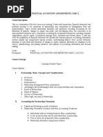 SYLLABUS Financial Accounting and Reporting | PDF | Debits And Credits ...