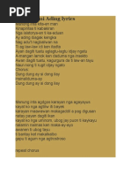 Buyayang Lyrics | PDF