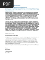 TICA Privacy Acknowledgement Form | PDF | Leasehold Estate | Lease