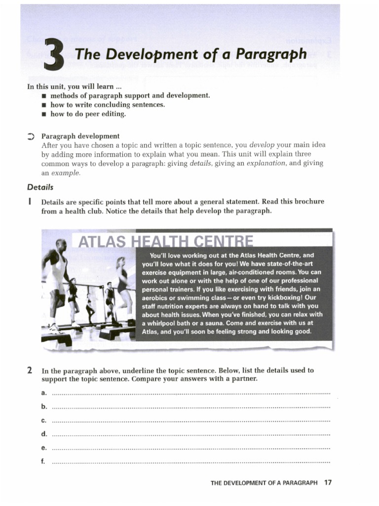 Paragraph Development | PDF