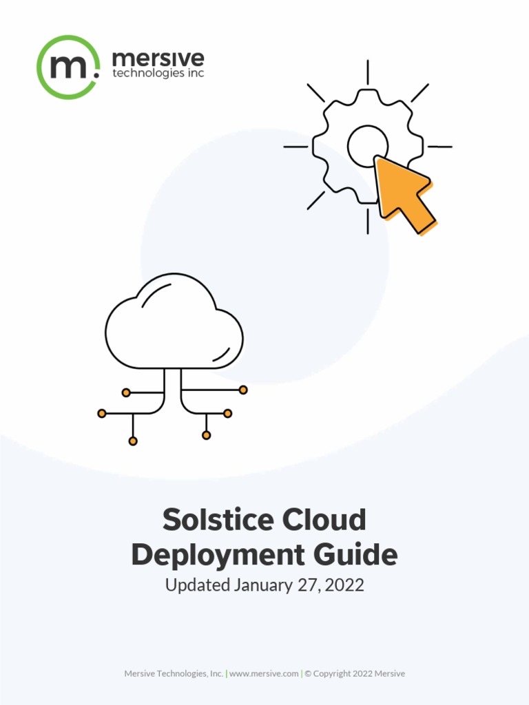 Solstice Cloud Deployment Guide | Download Free PDF | Port (Computer ...