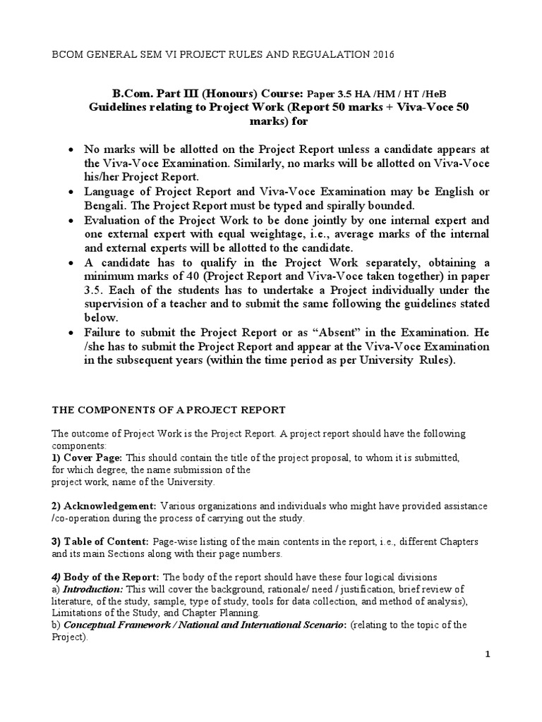 Bcom General Sem 6 Project | PDF | Marketing | Banks