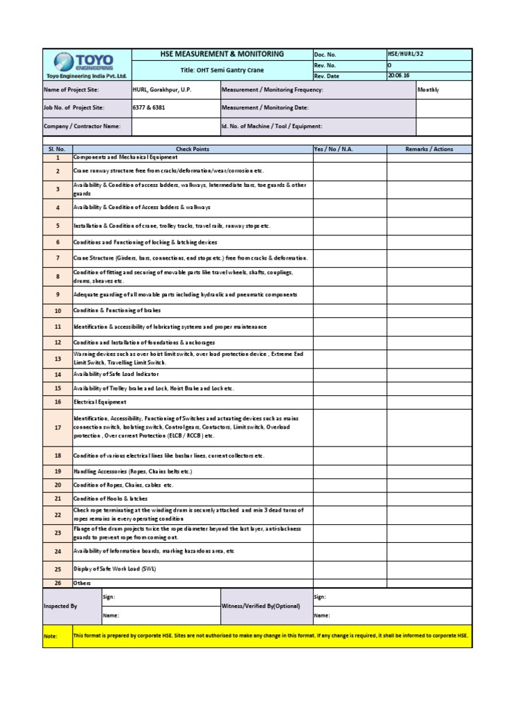 OHT Semi Gantry Crane | PDF | Crane (Machine) | Switch