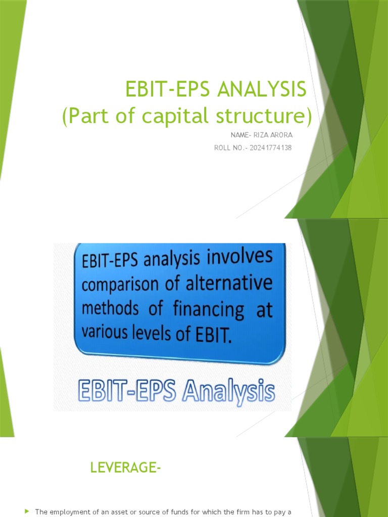 EBIT-EPS Analysis and Financial Leverage | PDF