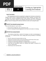 Classroom Management Matrix | PDF | Classroom | Psychology