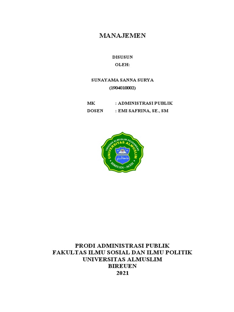 Makalah Manajemen | PDF