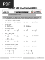 JEE Differentiation Formulas | PDF