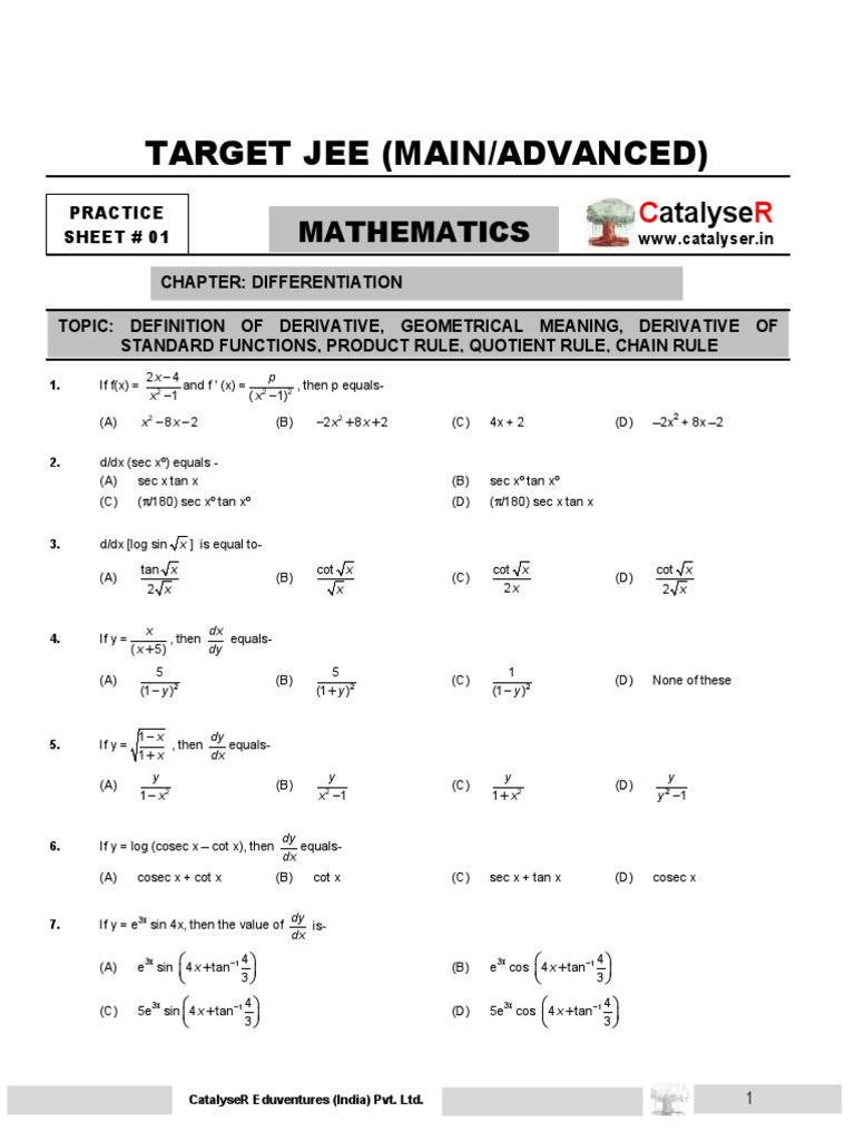 CT - Differentiation - Differentiation Sheet - 22072020 ...