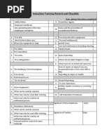 Induction Training Questionnaire | PDF | Business