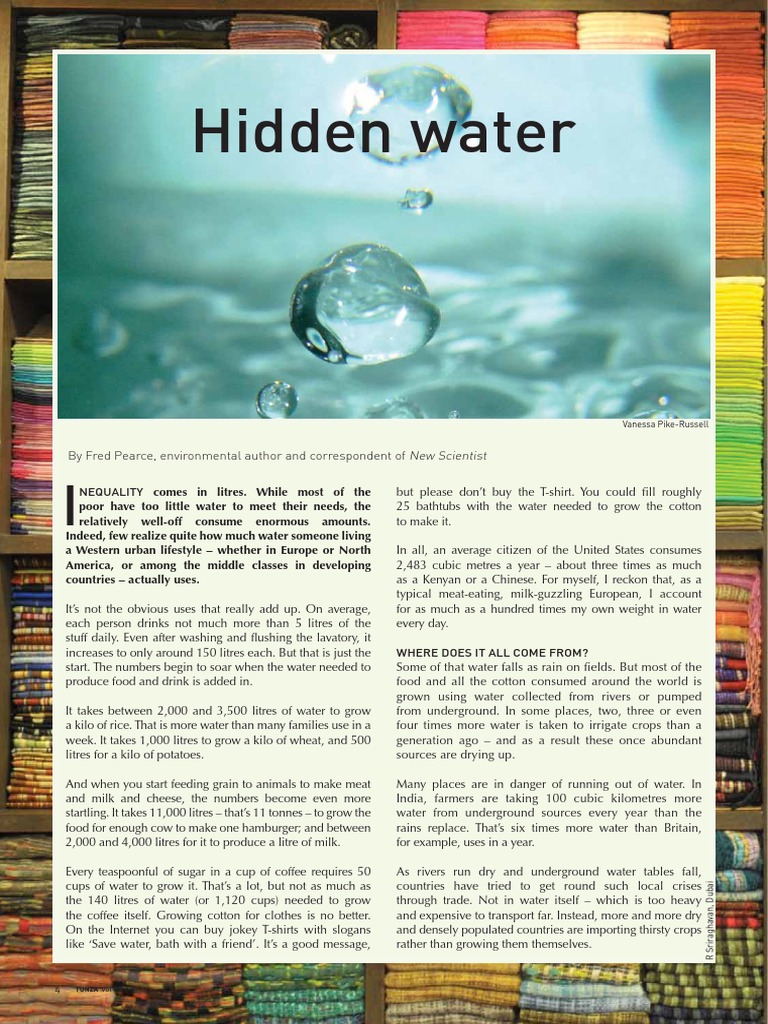 Hidden Water | PDF | Water | Irrigation