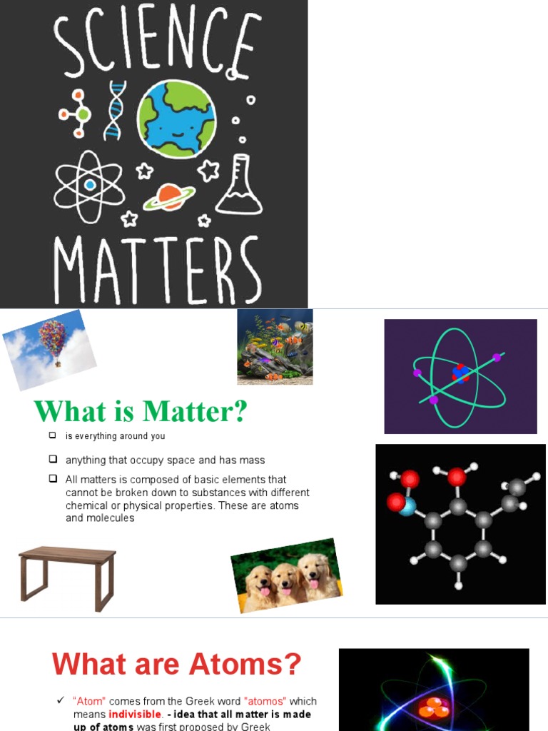 What Is Matter - Final | PDF | Atoms | Mixture