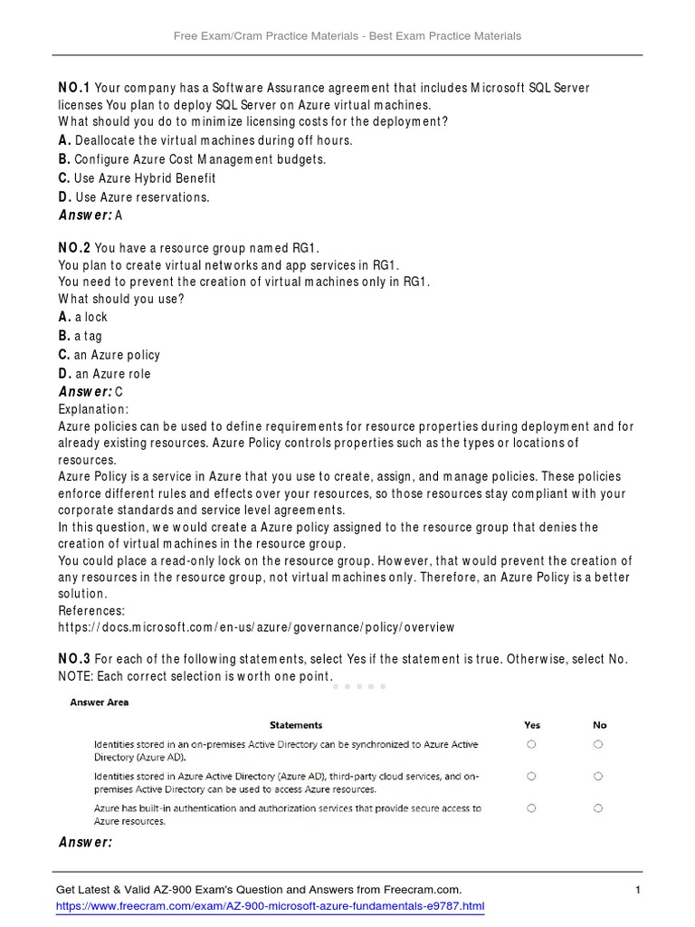 Answer:: Free Exam/Cram Practice Materials - Best Exam Practice ...