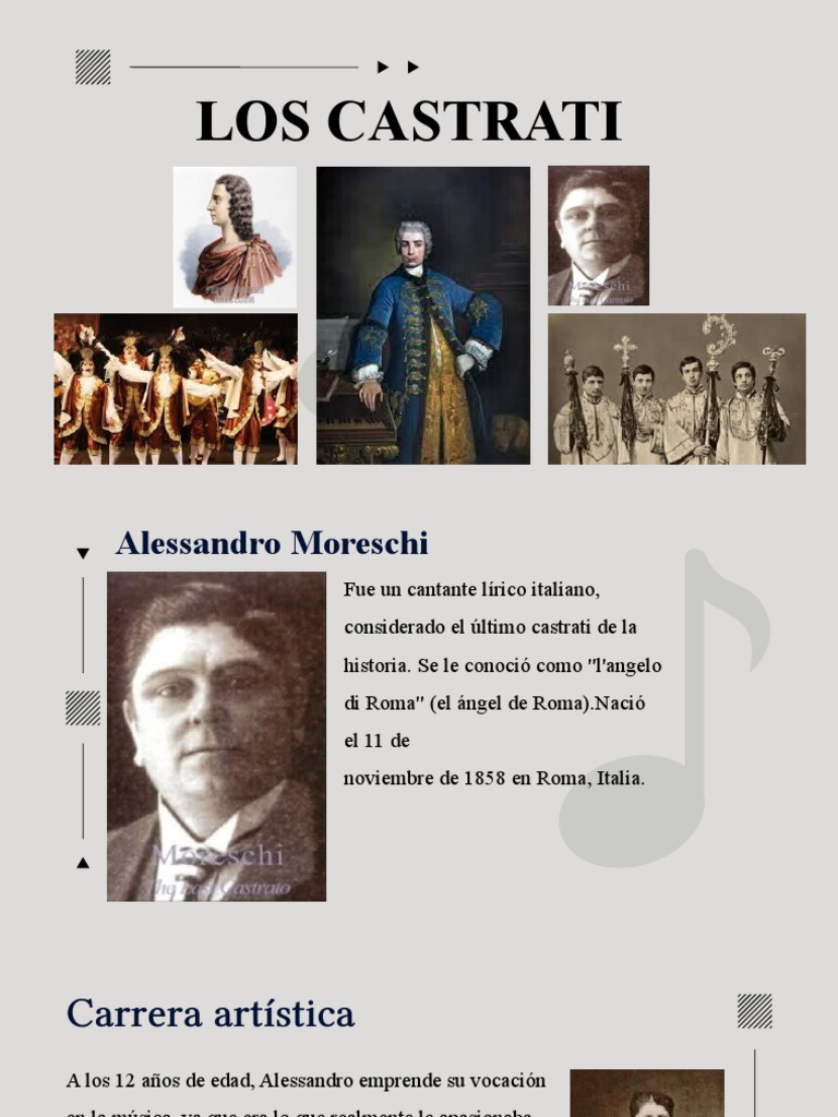 Los Castrati | PDF | Las artes escénicas | Música vocal