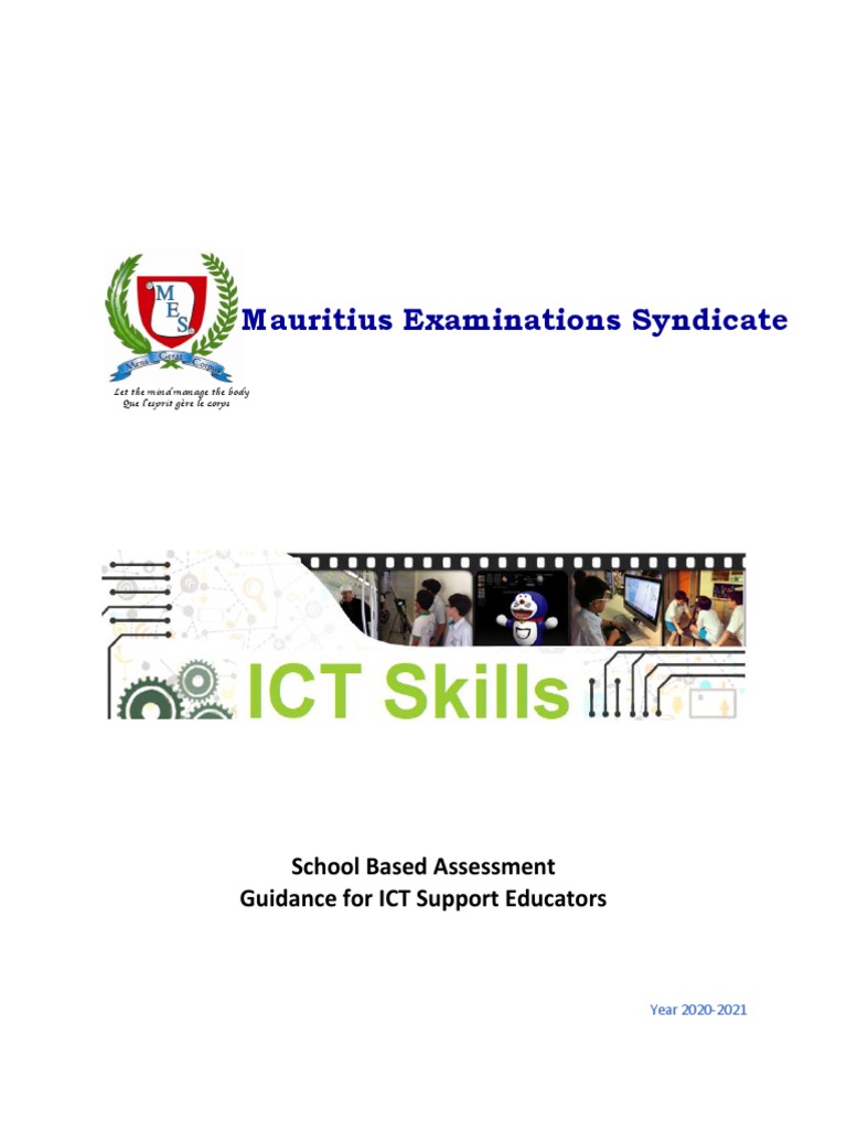 ICT Skills Assessment Booklet 2020 | PDF | World Wide Web | Internet & Web