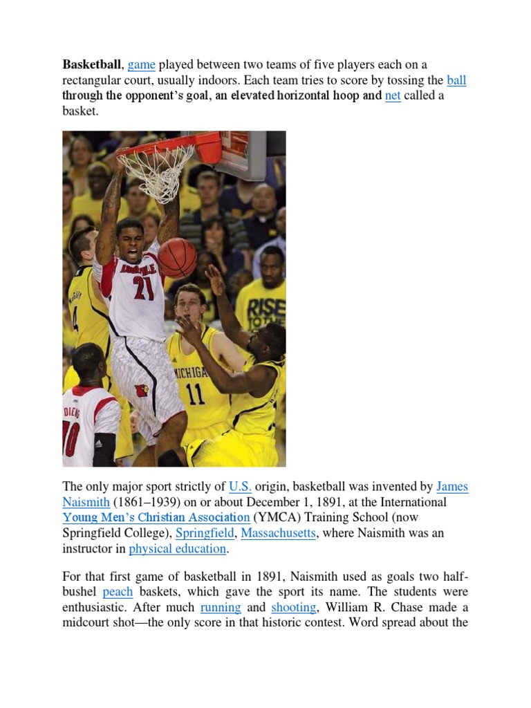 Basketball | PDF | Sports | Team Sports