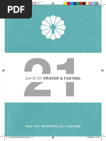 Daniel Fast Calendar | PDF | Fasting | Prayer