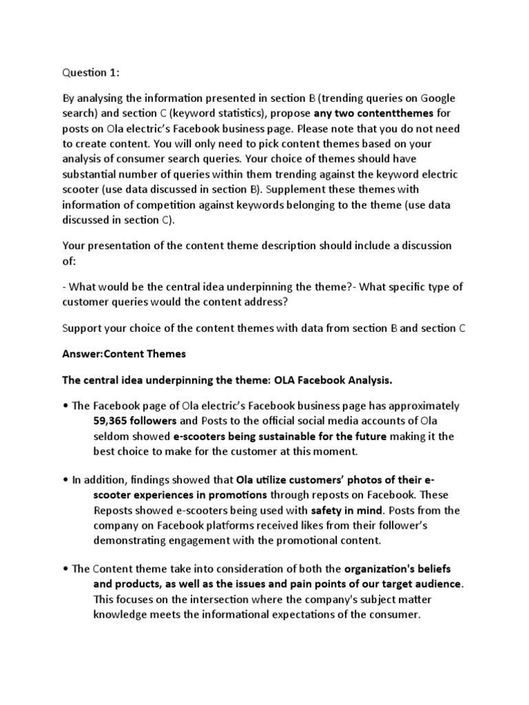 Digital Marketing Assessment | PDF