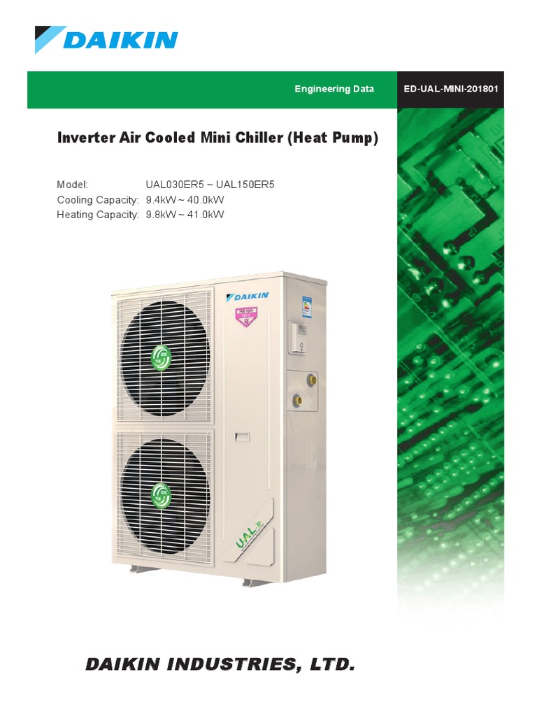 Ed Ual Er Mini Chiller Inv 201801 | PDF | Heat Exchanger | Power Inverter